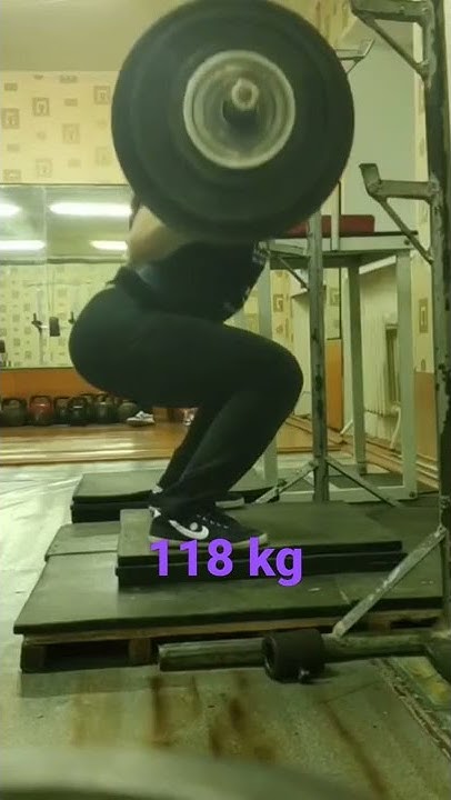 Squat 118 kg - YouTube