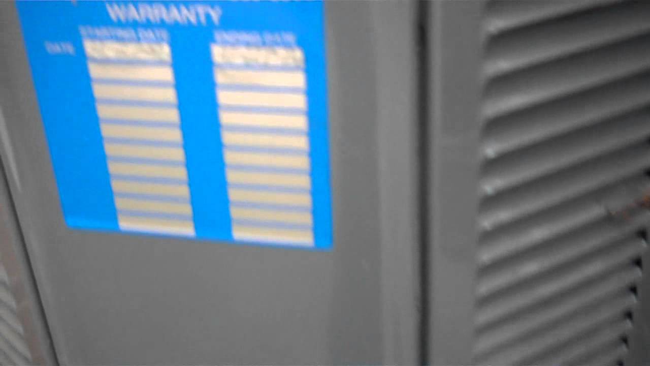 6-7-13 2011 Trane XL15i Straight Cool Unit Running - YouTube