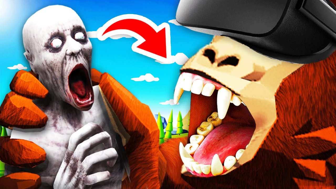 Eating EVERY SCP In VR GORILLA SIMULATOR - YouTube