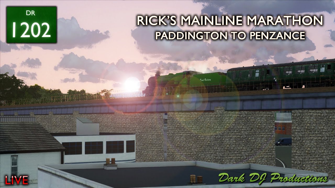 Train Sim | DR1202 | Rick's Mainline Marathon | Paddington to Penzance ...