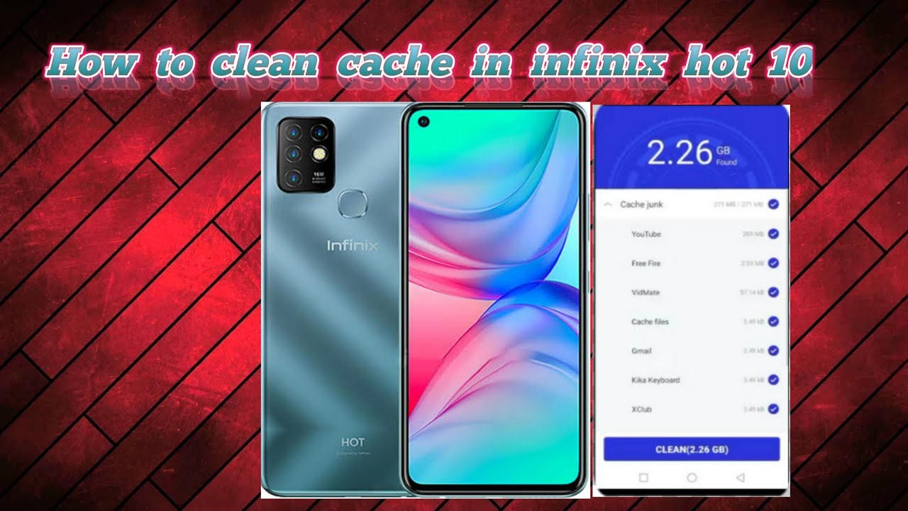 How to clean cache in infinix hot 10 and any phone easy - YouTube