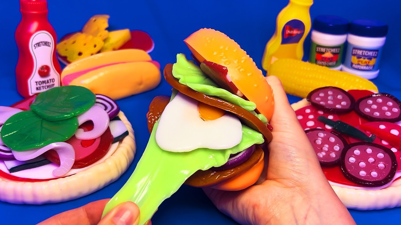 ASMR Stretchy Sticky Fast Food Restaurant RP (Whispered, Satisfying ...