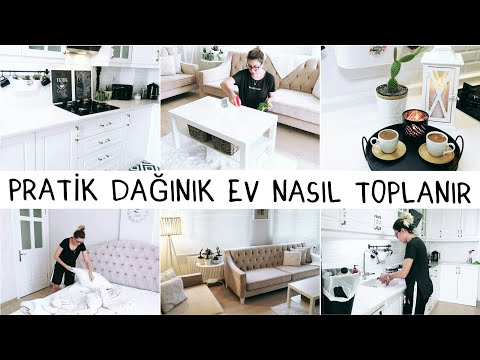 AZ LAF ÇOK İŞ🎉DAĞINIK EV NASIL TOPLANIR🏡CleanWithMe