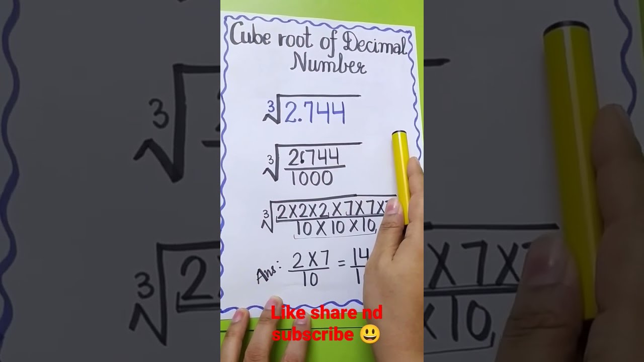 maths cuberoottrick cuberoot cube Root Of Decimal Numbers maths cuberoottrick cuberoot cube Root Of Decimal Numbers