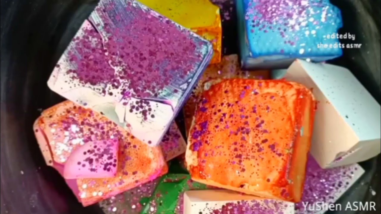 Vibrant Dyed and Pj gym chalk edit ️| oddly satisfying| crunchy gym ...