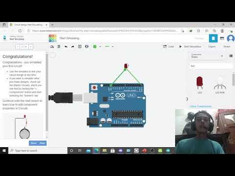 tutorial cara menggunakan arduino untuk menghidupkan LED - YouTube