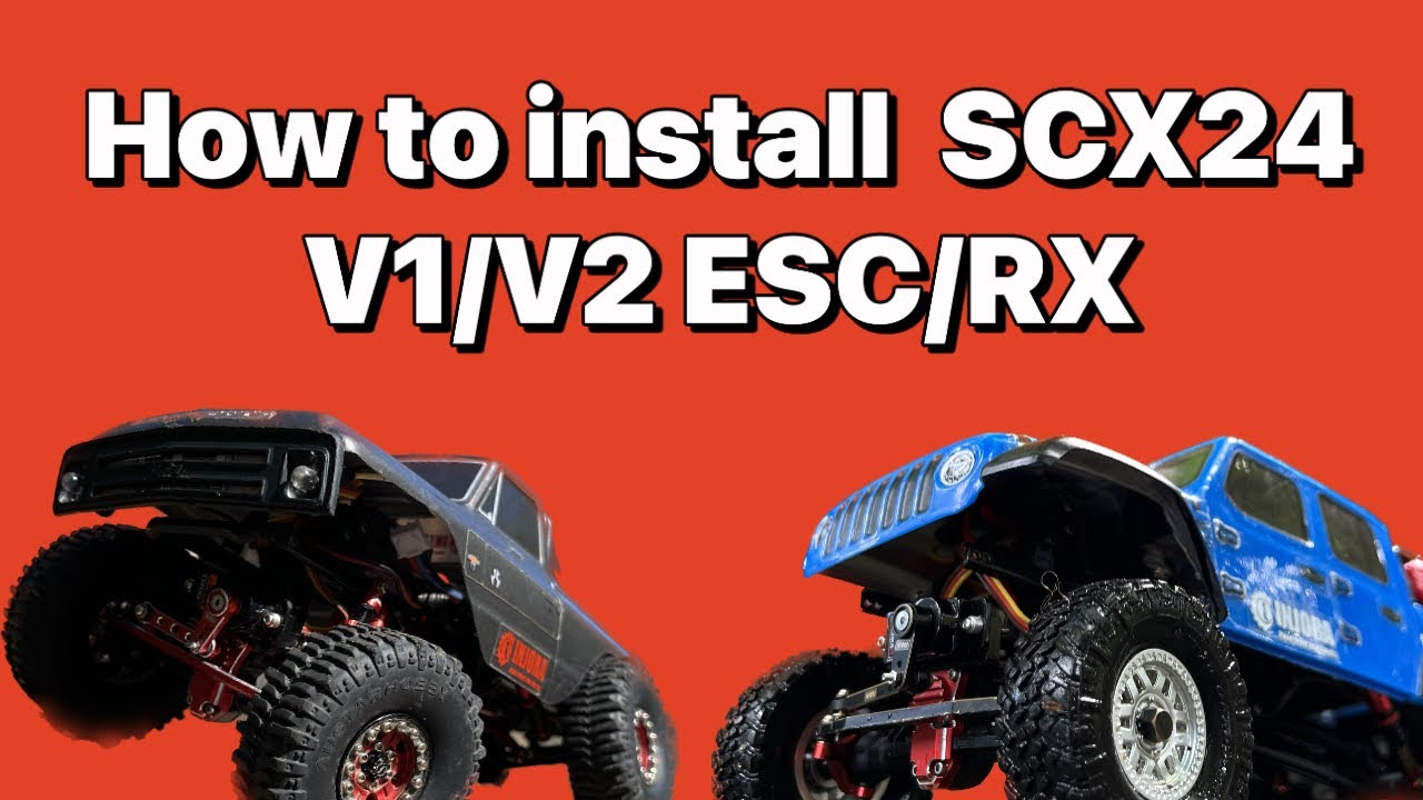 Mastering SCX 24 V1 and V2 ESC/RC Installation: Step-by-Step Guide ...