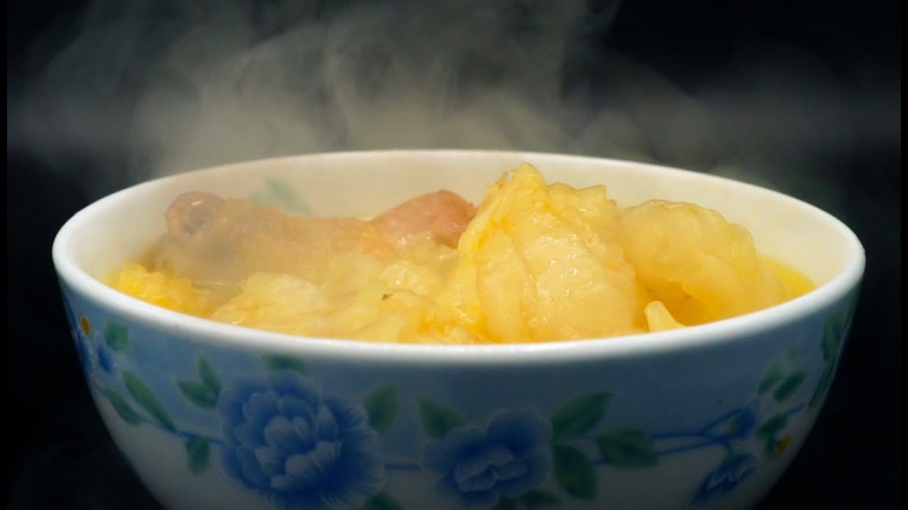 养颜神汤：黄金花胶鸡汤 How to cook the best Fish Maw Chicken Soup English ...