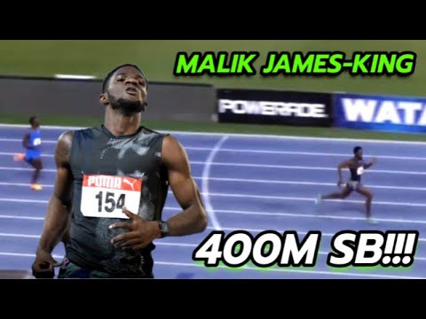 Malik James-King of Titans ran 45.59 to easily win the men’s 400m ...