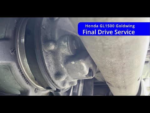Honda GL1500 Goldwing - Interstate - Final Drive Service - YouTube