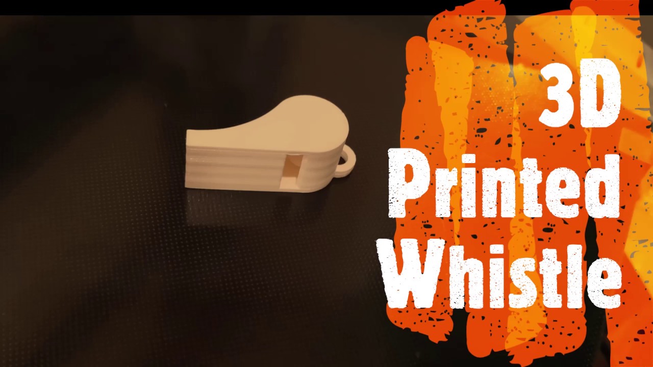 3D Printed Whistle - YouTube