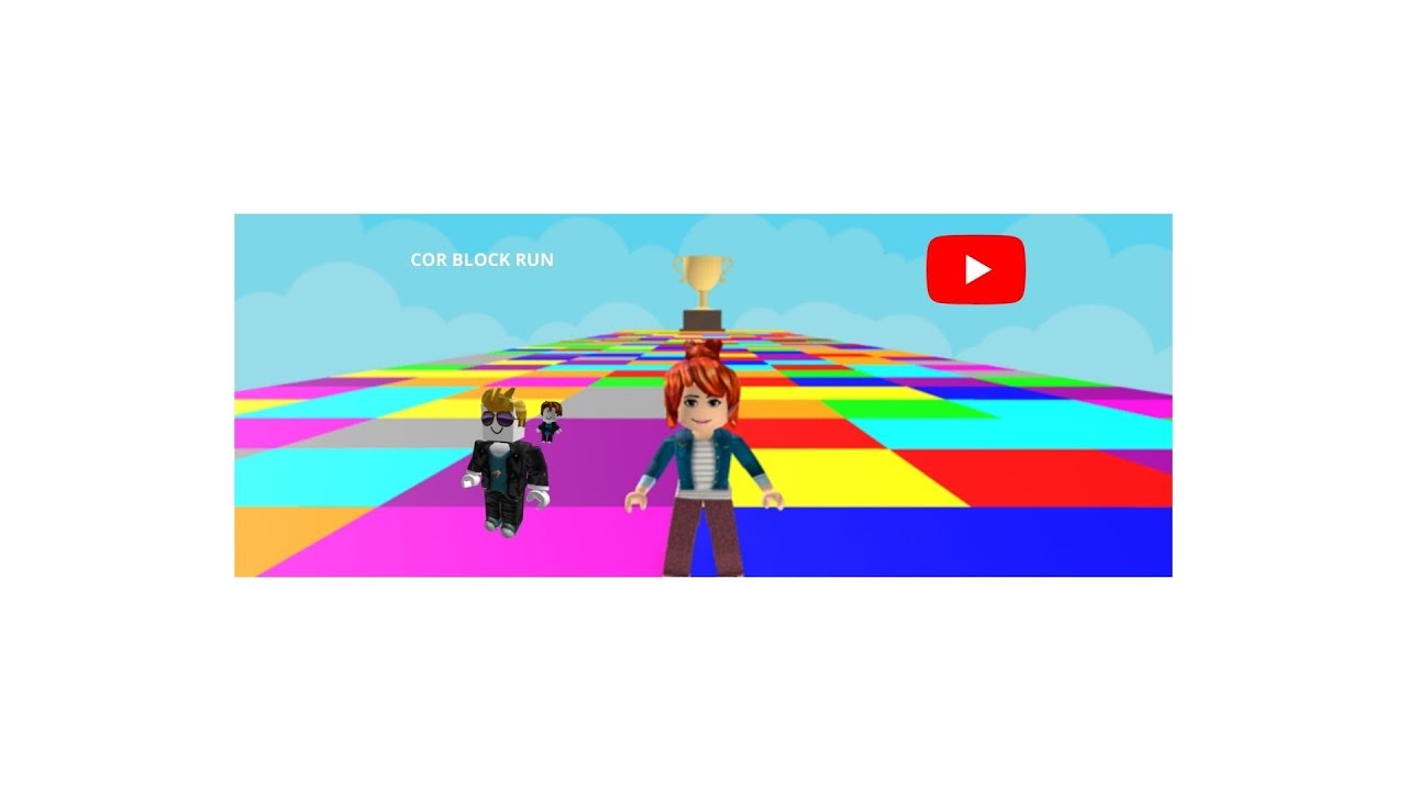 ACERTE A COR PARA CHEGAR NO FINAL OU CAIA NO COR BLOCK RUN! [Roblox-Cor ...