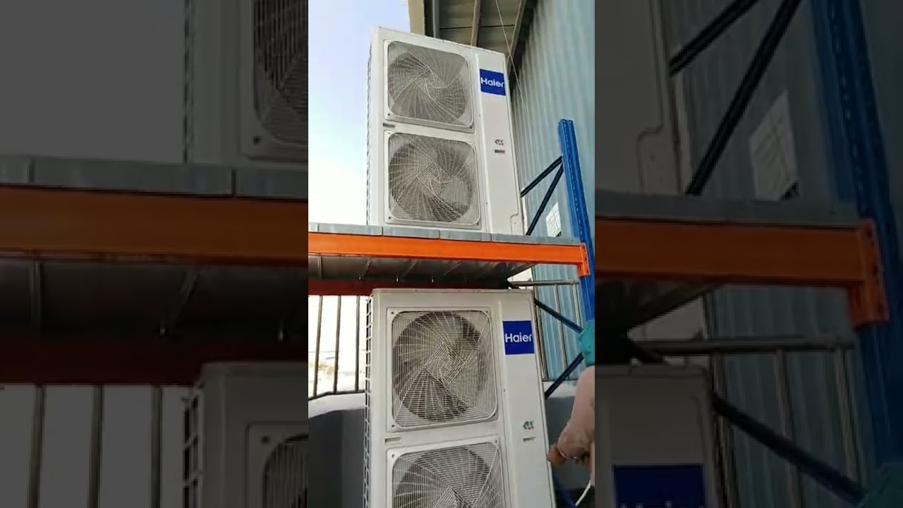 Haier outdoor unit - YouTube