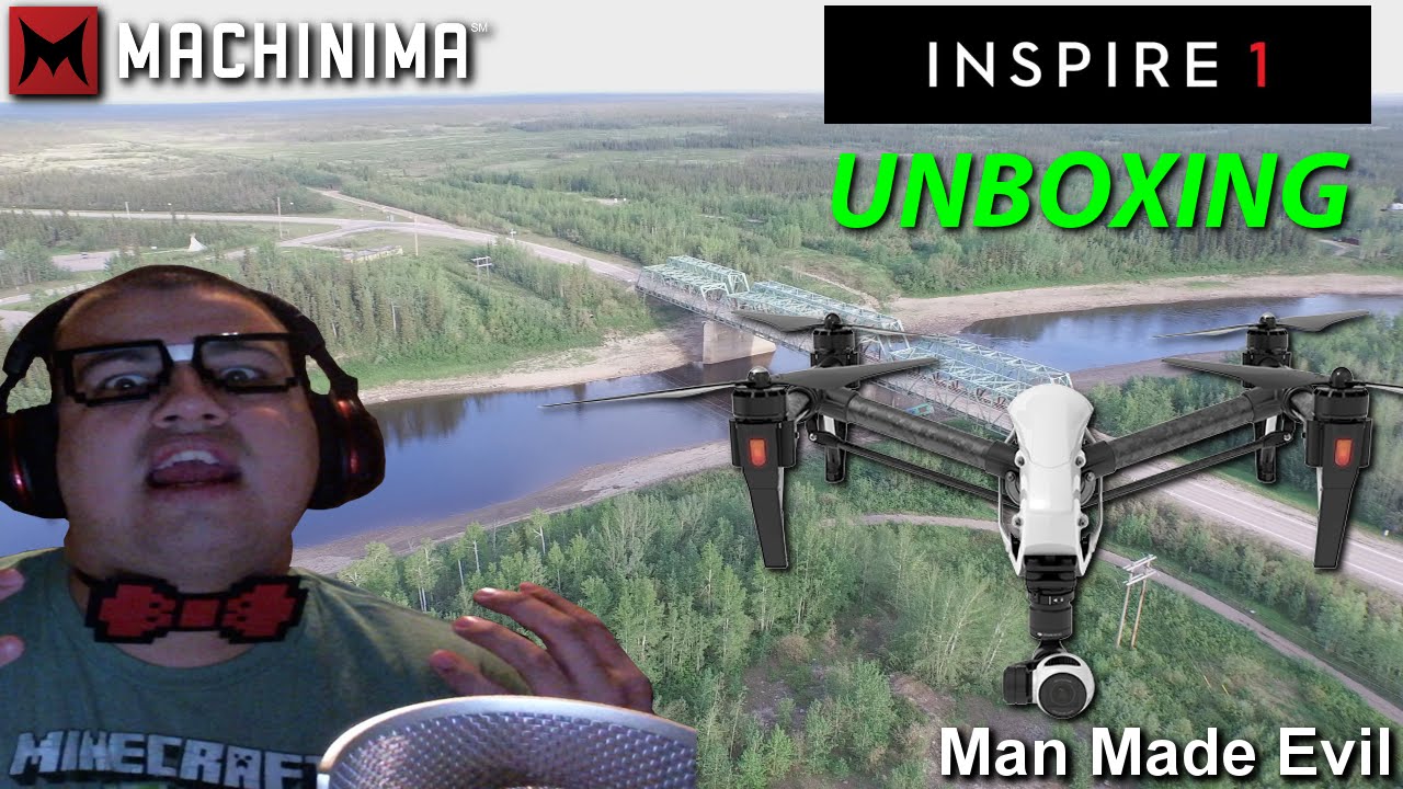 DJI Inspire 1 Drone With Dual Remote's Unboxing (Machinima) (Man Made ...