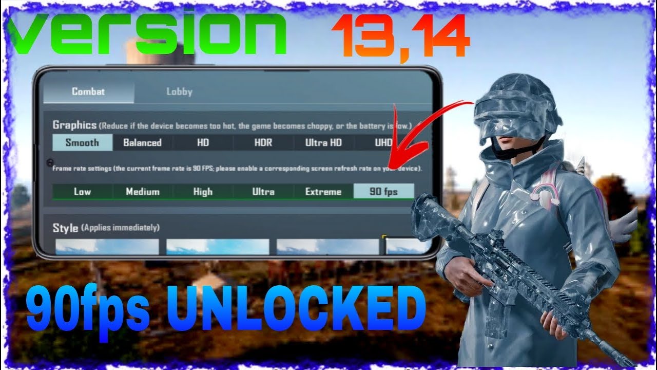 HOW TO UNLOCK 90 FPS BGMI AND PUBG | ANDROID 14.13.12. - YouTube