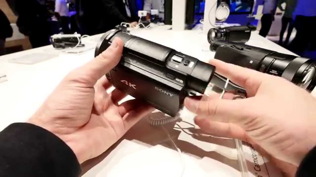 Sony Handycam FDR-AX33 Hands On [4K] - YouTube