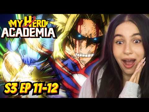 UNITED STATES OF SMASH!! 💙🤍❤️│MY HERO ACADEMIA Season 3 Episode 11 & 12 REACTION