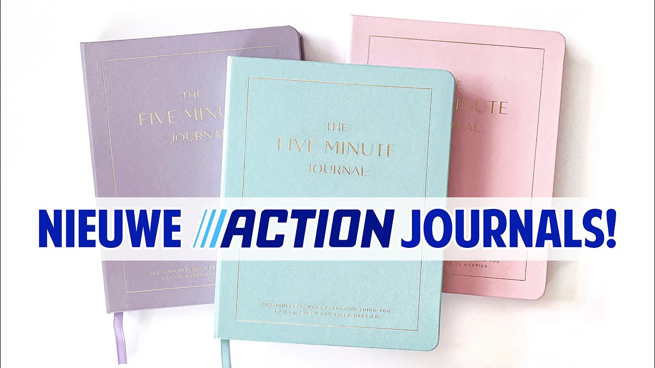 ACTION JOURNALS: the five minute journal voor maar 1,99 euro! luxe ...