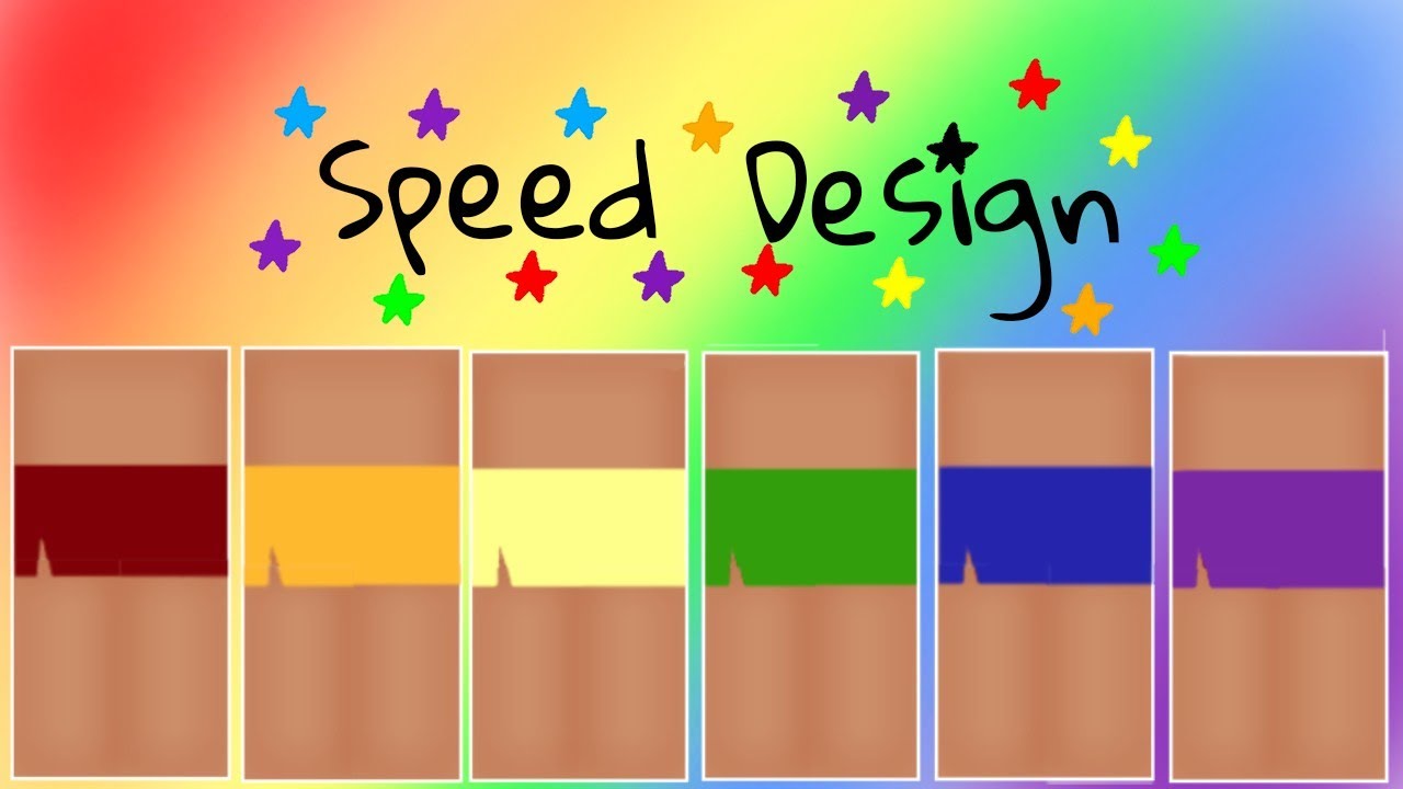 Roblox Speed Design #2 | Rainbow Collection - YouTube