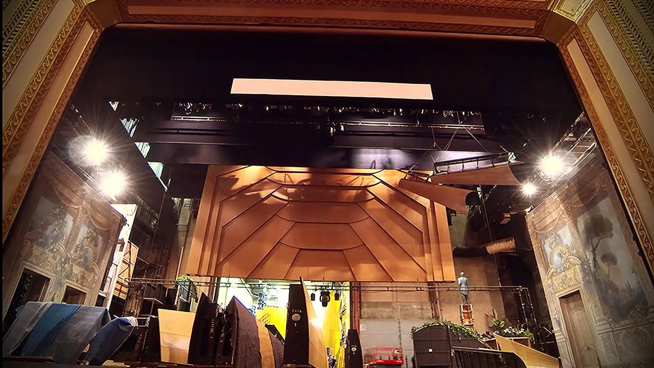 Lyric Opera of Chicago Orchestra Shell Installation Time Lapse - YouTube