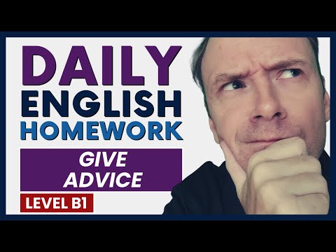 Give English Advice | Write a Paragraph using 'should' - YouTube