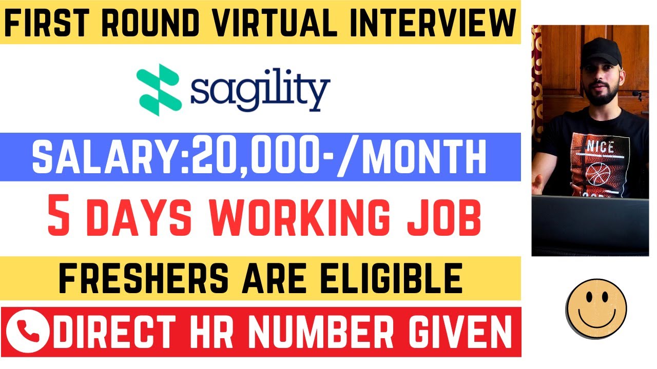 Sagility India First Round Virtual Interview 2024 | Freshers Are ...
