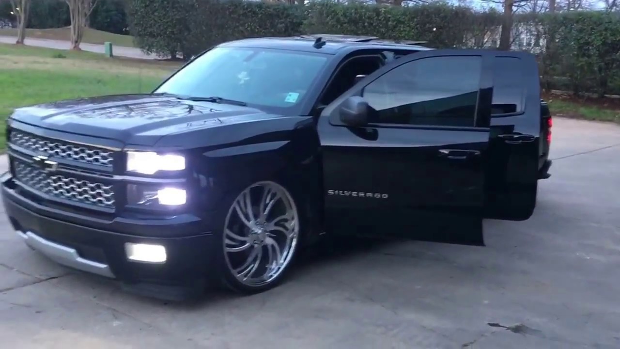 chevy silverado 14 intro wheels 26" estilo xclusivo - YouTube