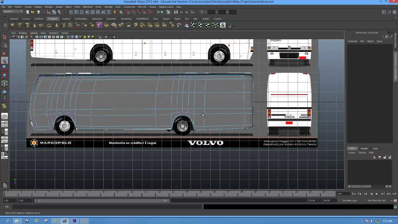 Creating A Bus Model Tutorial - YouTube