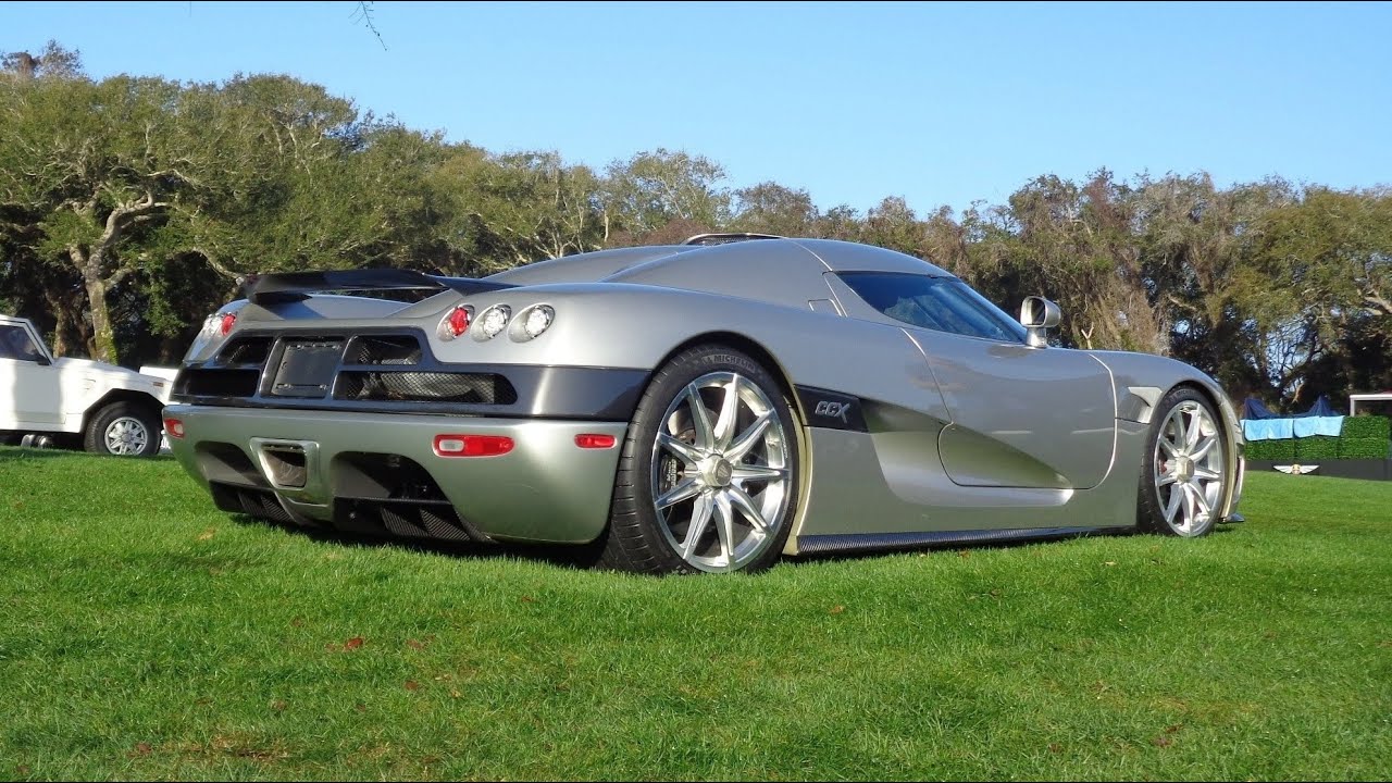 2008 Koenigsegg CCX in Silver & Twin Supercharged V8 Engine Sounds - My ...
