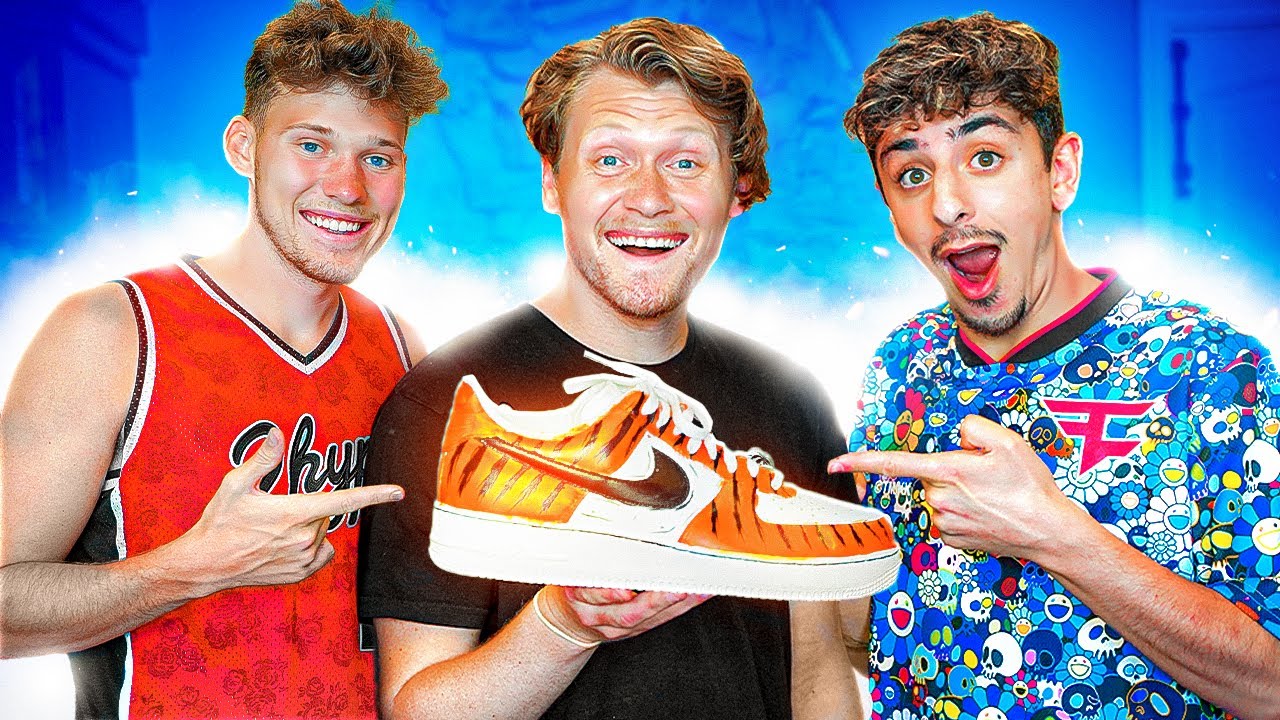 Custom Air Force 1 Challenge with Faze Rug! - YouTube