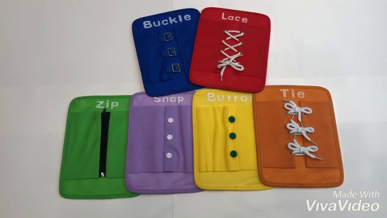 Montessori Dressing Up Board - YouTube