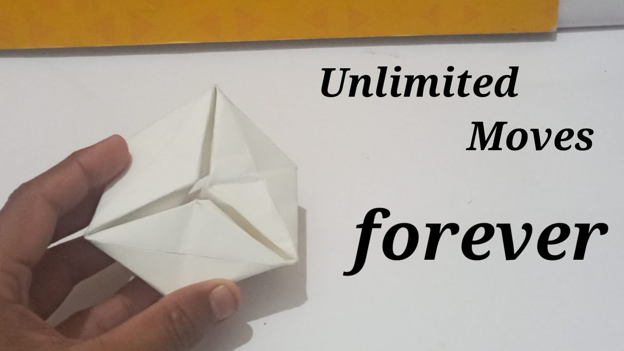 Unlimited moves forever||paper origami||A&J Craft. - YouTube