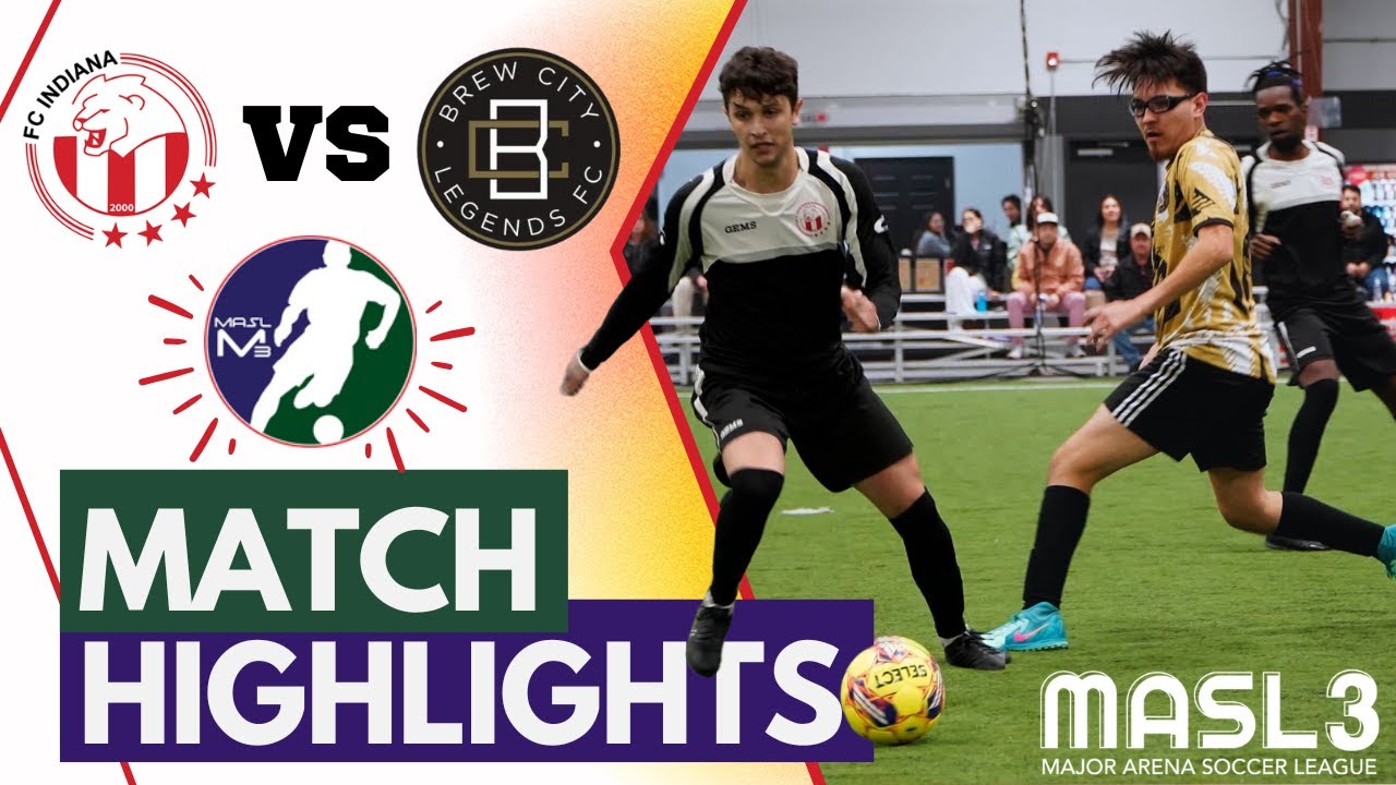 FC INDIANA LIONS VS. BREW CITY LEGENDS (FEBRUARY 1, 2025) | MASL 3 Game ...
