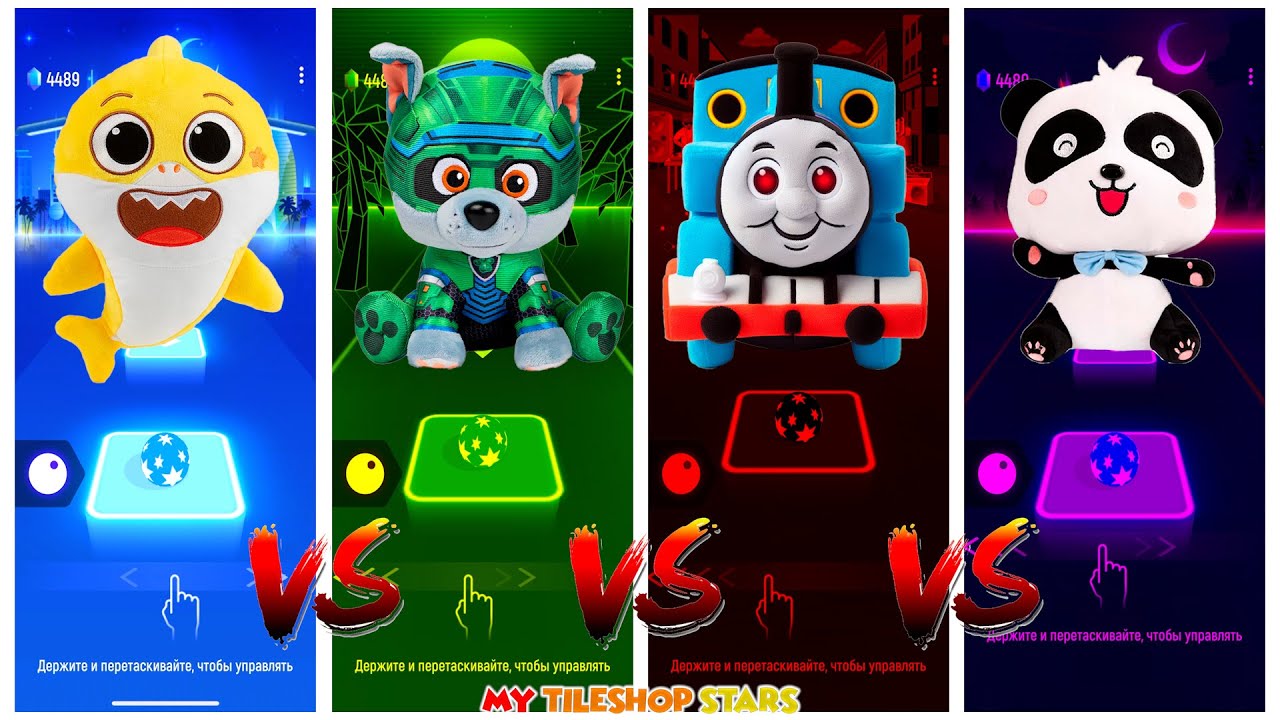 Baby Shark & PAW Patrol: The Mighty Movie | Rocky & Thomas The Train ...