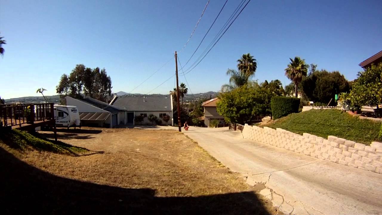 Mike riding the Polini Pocket Bike - YouTube