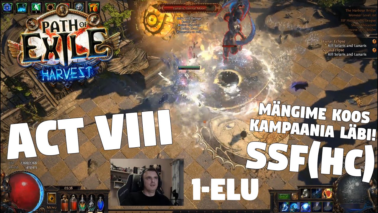 Path of Exile - ACT VIII - Solaris ja Lunaris! - YouTube