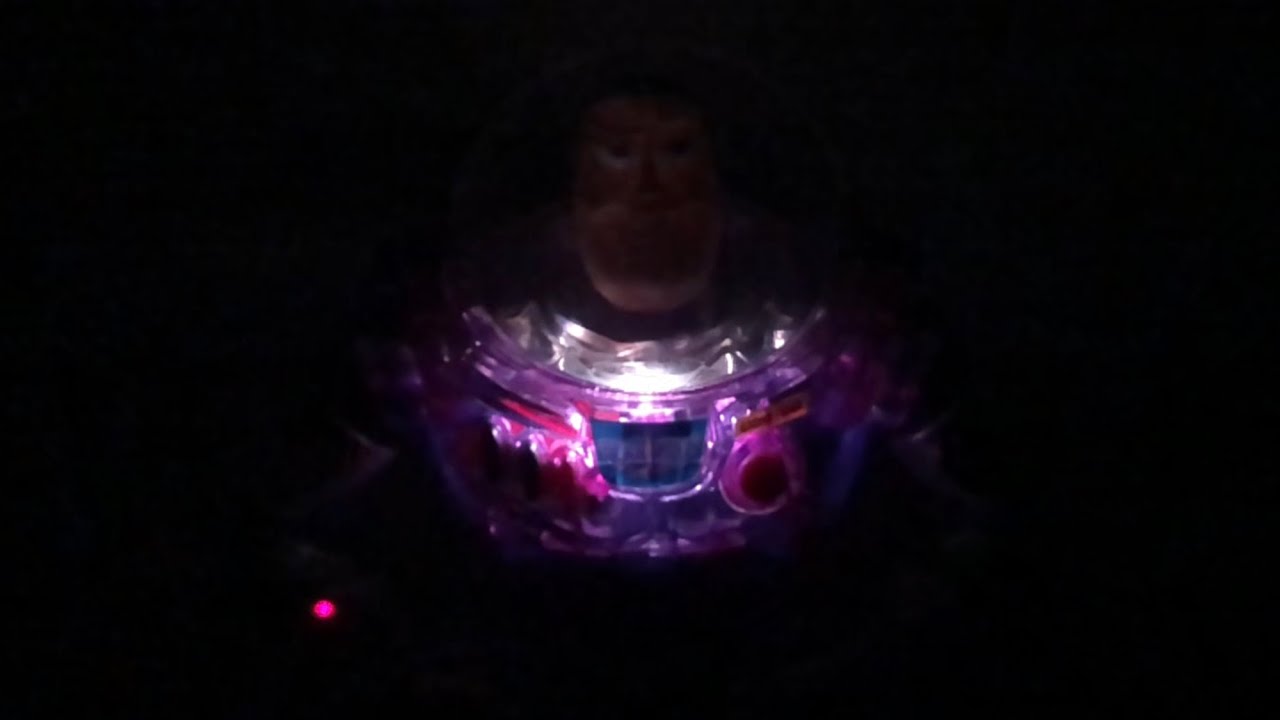 Old Buzz Lightyear Light-up slow motion footage - YouTube