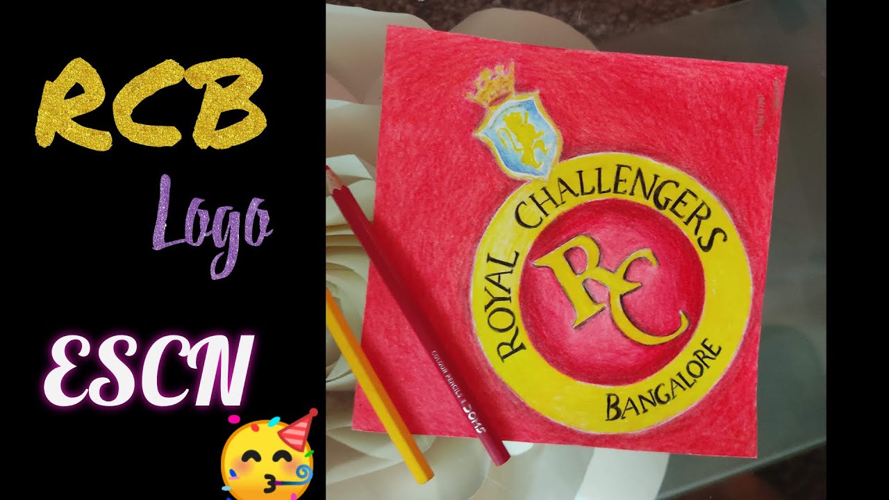 Sketch of RCB logo #RCB # RoyalChallengersBangalore #viratkohli #ESCN # ...