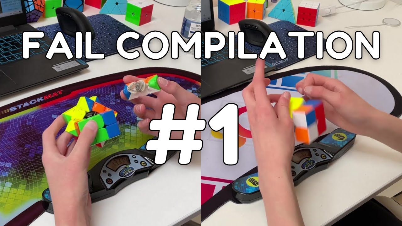 RUBIK’S CUBE FAIL COMPILATION #1 - YouTube