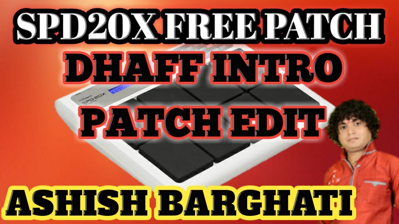 Spd 20x dhuff intro patch edit octapad cover ashish barghati drum cover ...