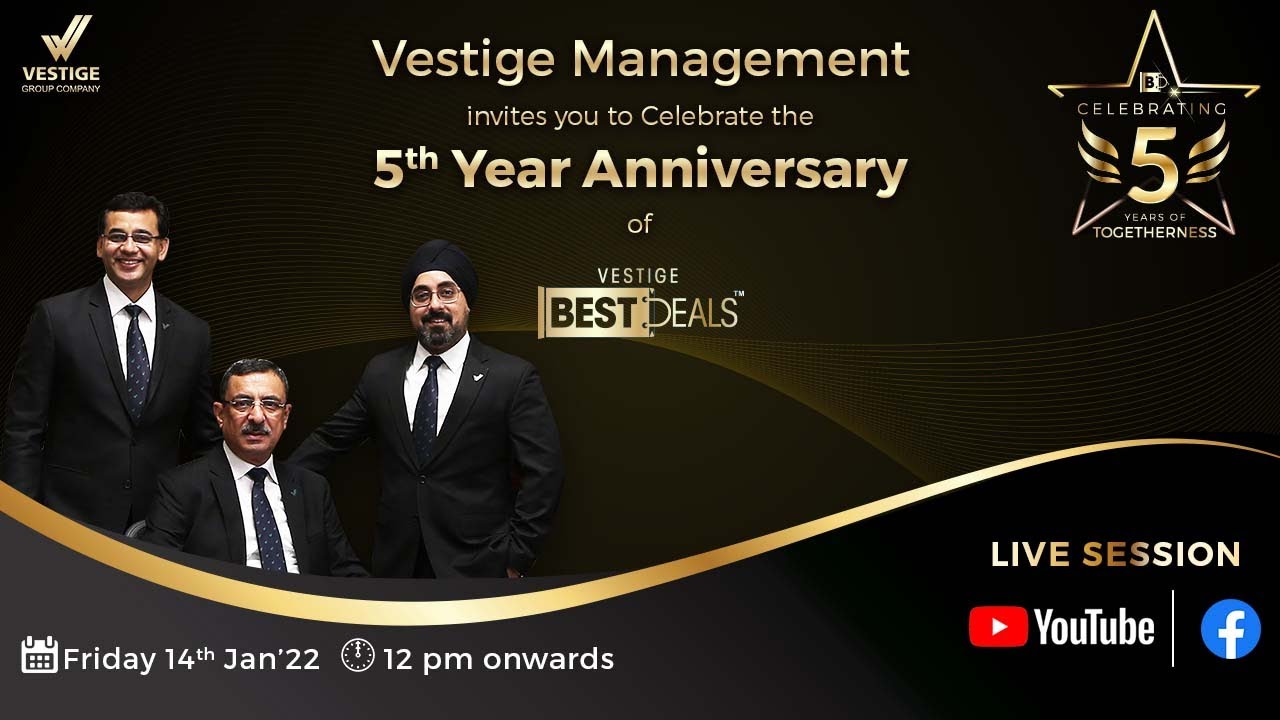 Vestige Management Invites You All to Vestige BestDeals' 5th ...