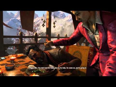 Far Cry 4. Hidden ending. Sitting at Pagan's table.
