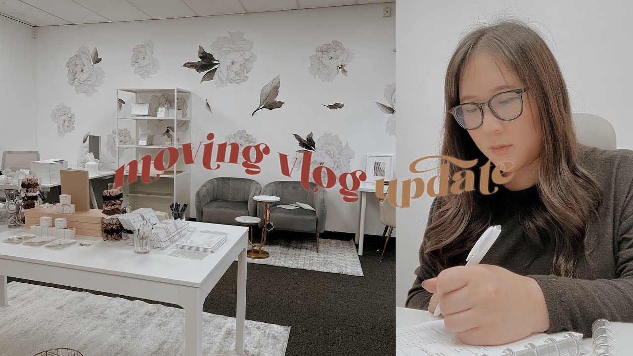 Moving Day Update + Mini Office Warehouse Tour VLOG - YouTube