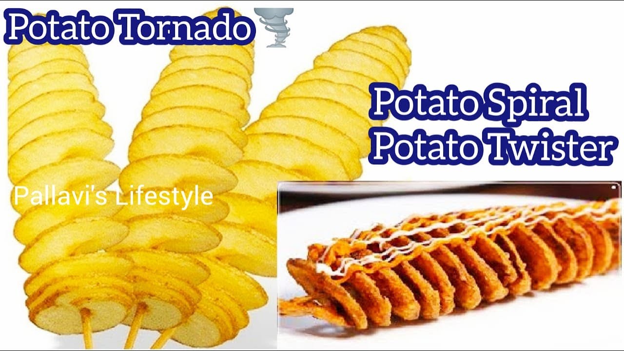 Potato Tornado🌪|Potato Twister| Spiral Potato| Potato Spiral Machine ...