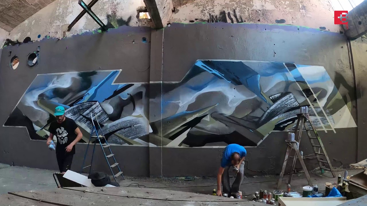 Abstract graffiti time-lapse Nadib Bandi ft Ynot - YouTube