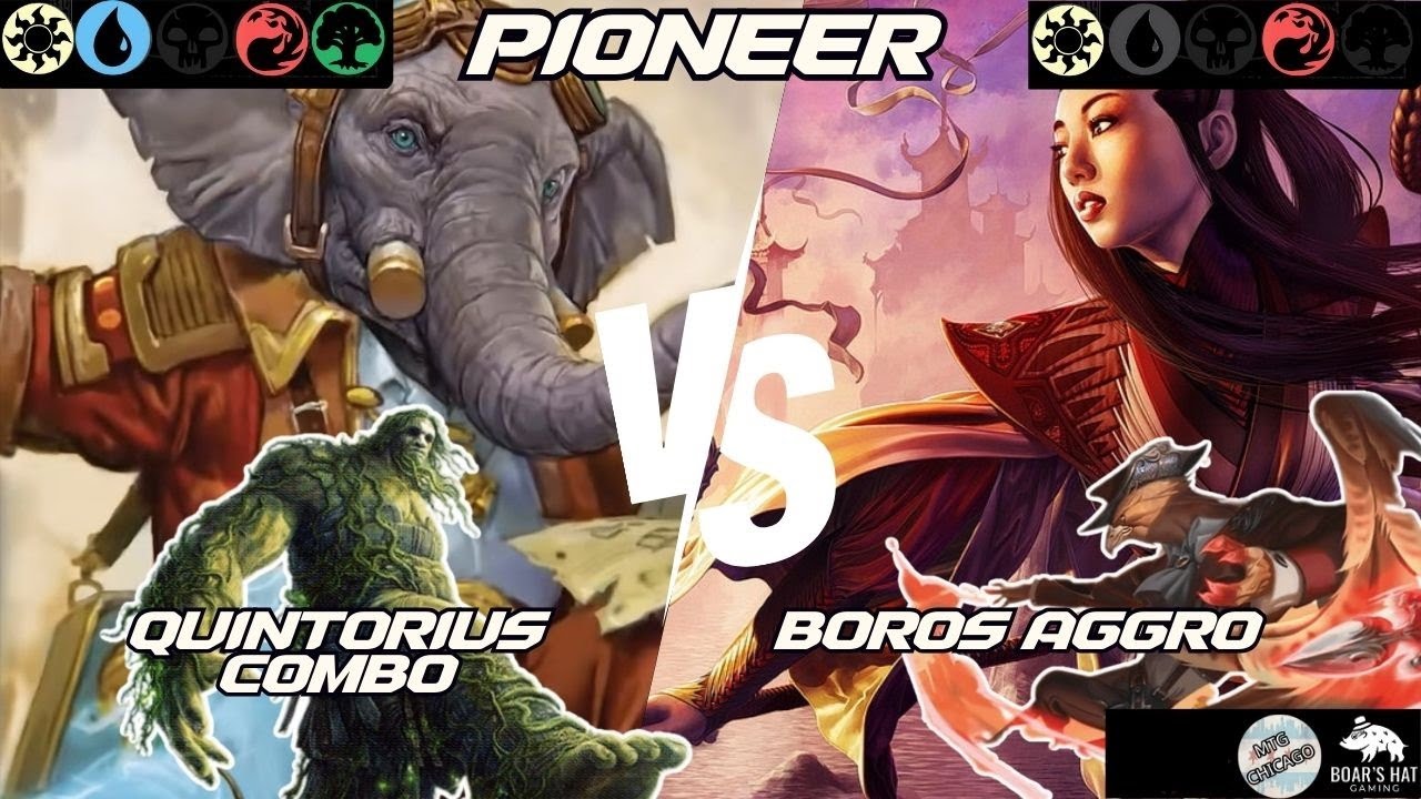 Quintorius combo VS Boros Aggro [MTG Pioneer] - YouTube