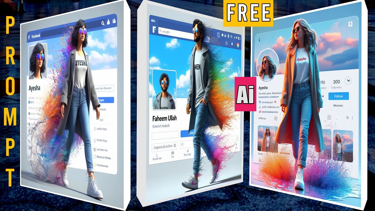 How to create social media trending images | 3d illustration | Bing Ai ...