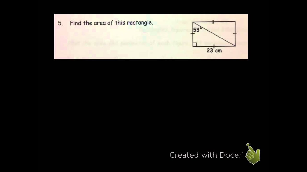 Area & Perimeter of Rectangles, Squares, Parallelograms & Triangles - YouTube