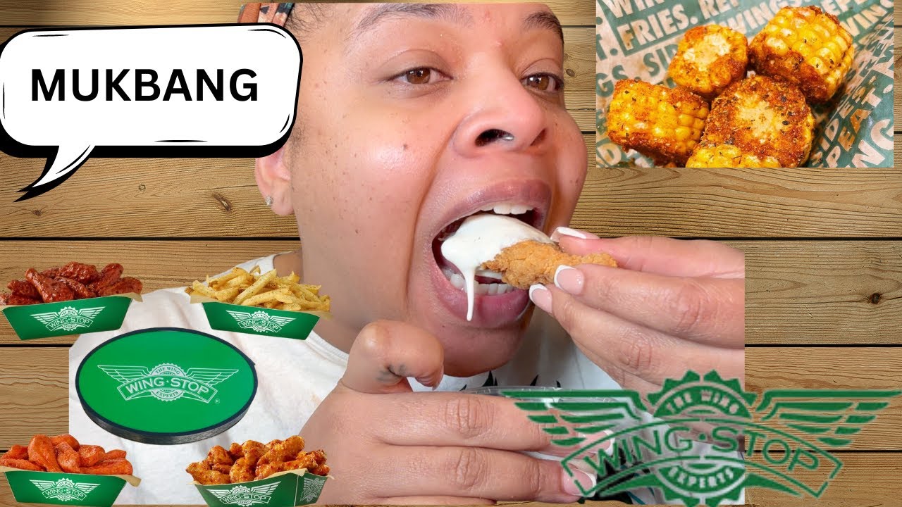 WING STOP MUKBANG | MY FIRST TIME - YouTube
