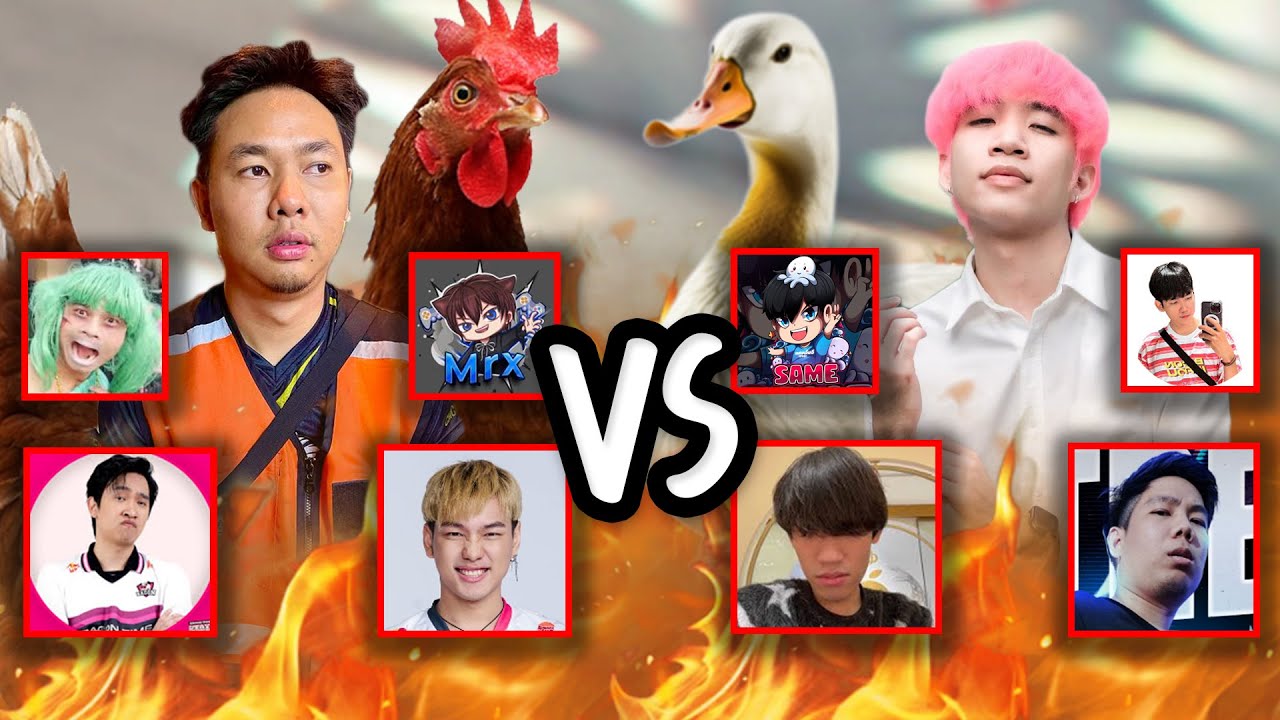 ศึกสัตว์ปีกสตรีมเมอร์ Chicken V - THE PED หัวหน้าทีม | RoV - YouTube